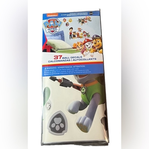 Paw Patrol | Other | Paw Patrol 37 Wall Decals Rocky Rider Skye Rubble ...